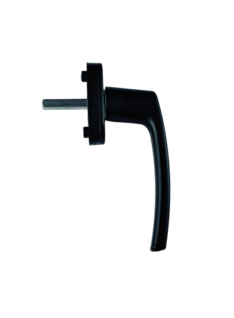 Manilla Recta Color Negro – Perfiles y Vidrios SPA